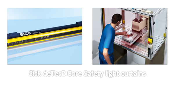 Sick deTec2 Core Safety Light Curtains - DBI Control